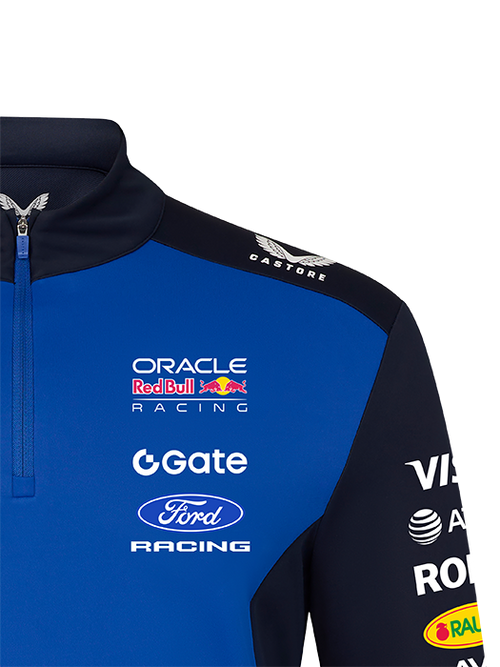 Oracle Red Bull Racing Replica Half-Zip Sweatshirt | Red Bull Shop US